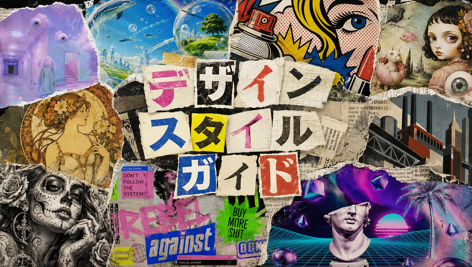 デザインスタイル完全ガイド 80選｜歴史・特徴・配色・Web活用を徹底解説