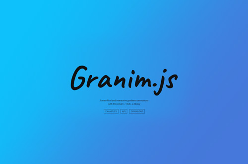 グラデーションのアニメーションを実装できる「Granim.js」 | webclips