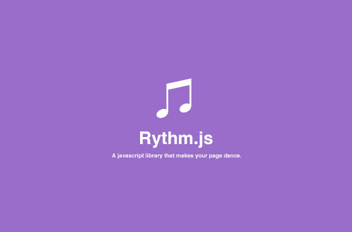 音楽に合わせて要素を動かすことができる「Rythm.js」 | webclips