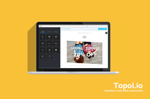 HTMLメールをブラウザ上で作成できるWEBサービス「Topol.io」 | webclips