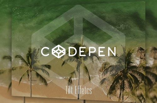 【CodePen】チルトエフェクトのアイデア12選 | webclips